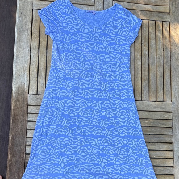 fresh produce | Dresses | Fresh Produce Blue And White Wave Midi Dress ...